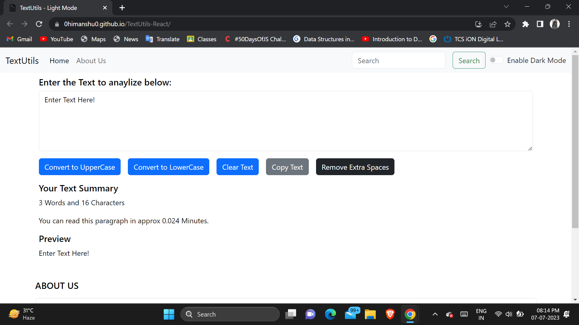 Portfolio || Himanshu Saini